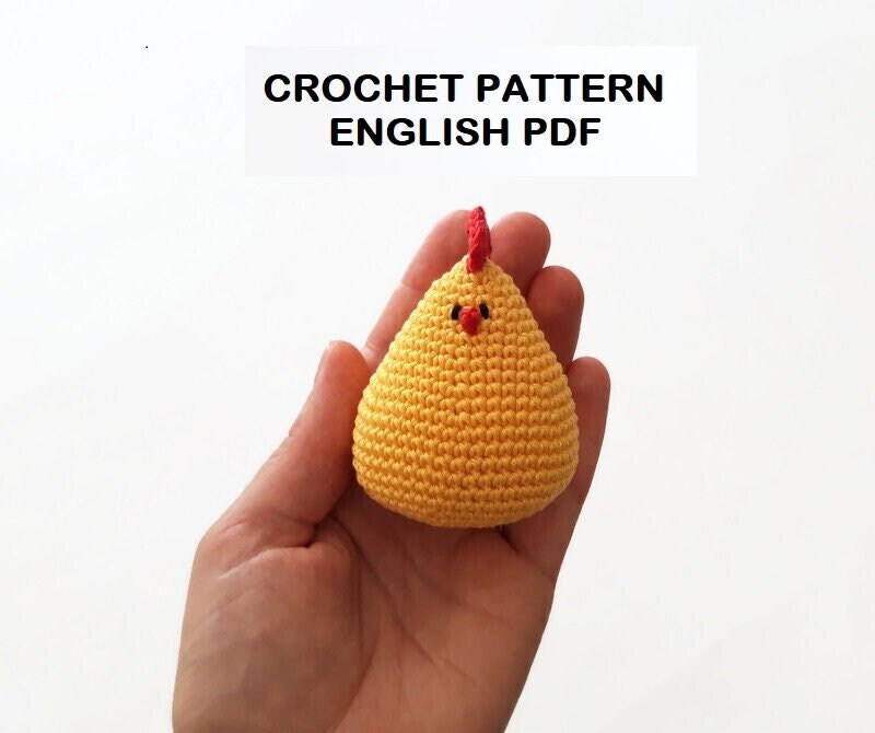 Chick Tutorial Crochet PATTERN Chick Toy Pdf Easy Pattern - Etsy