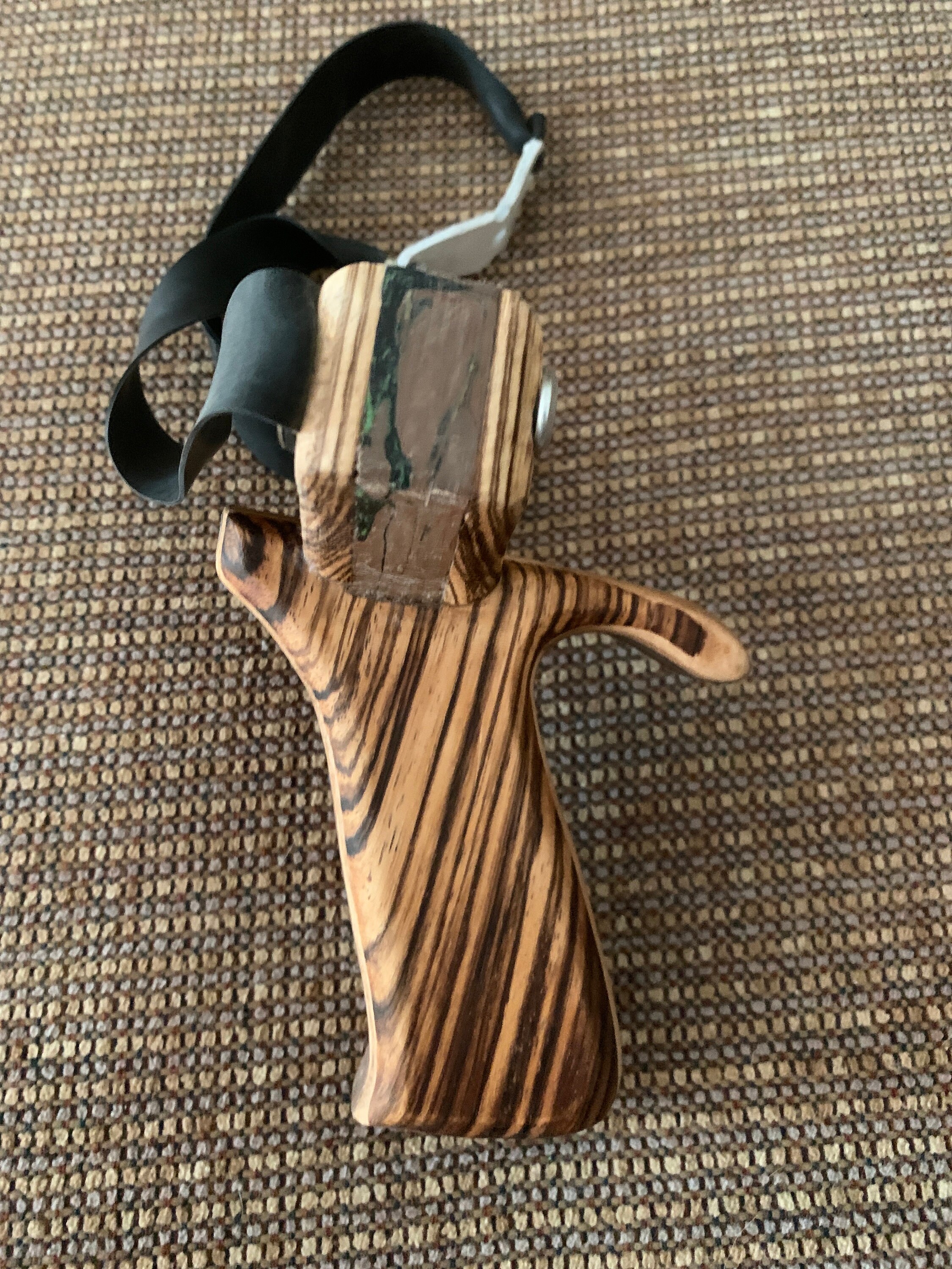 Slingshot hammer Style Recycled HDPE Core ZEBRA Wood Scaled - Etsy
