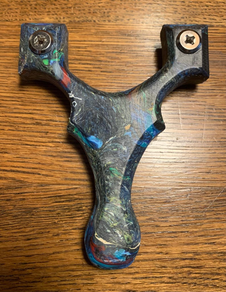 HDPE SLINGSHOT (recycled HDPE) With Latex Bands - Etsy