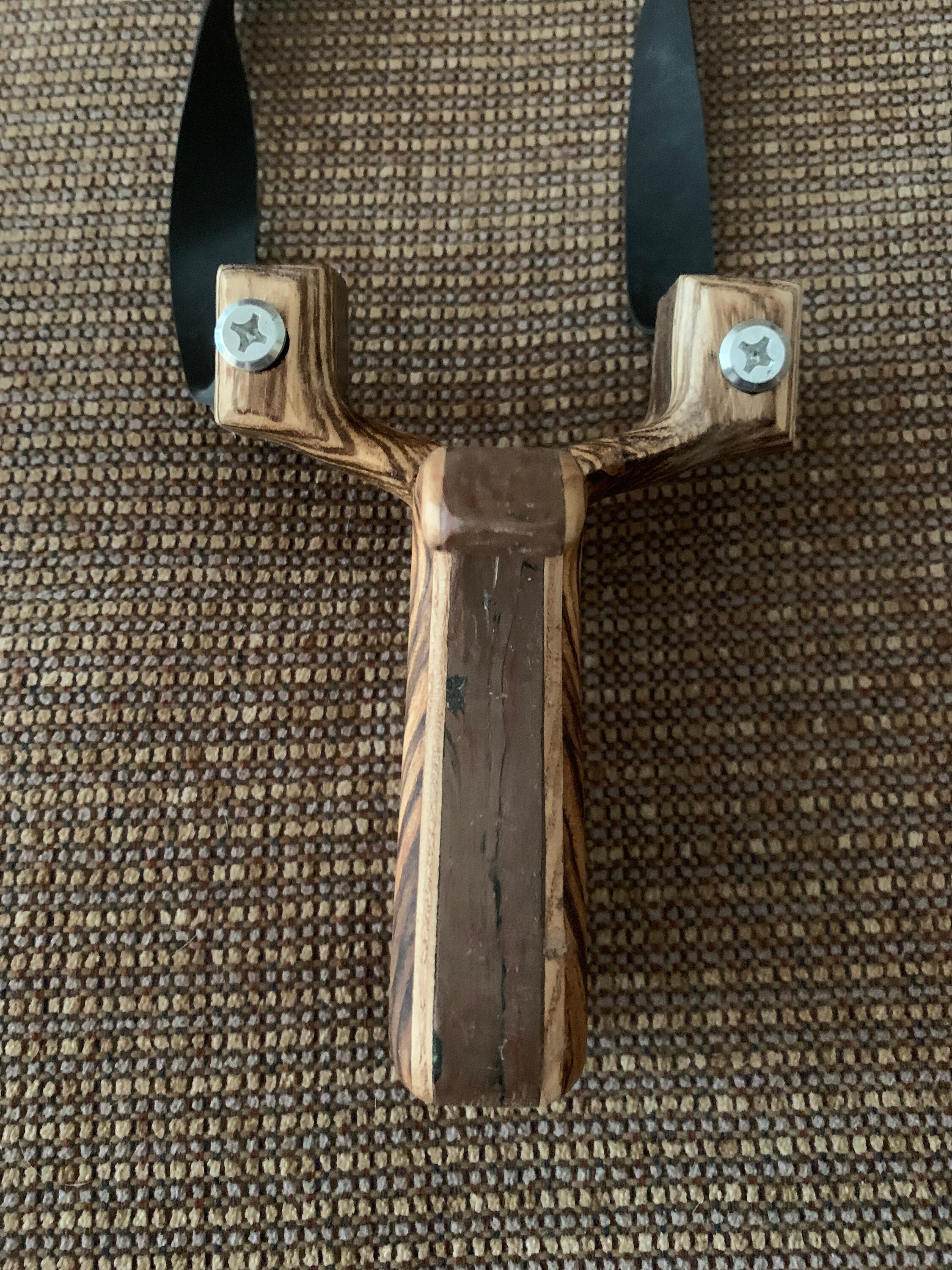 Slingshot hammer Style Recycled HDPE Core ZEBRA Wood Scaled - Etsy
