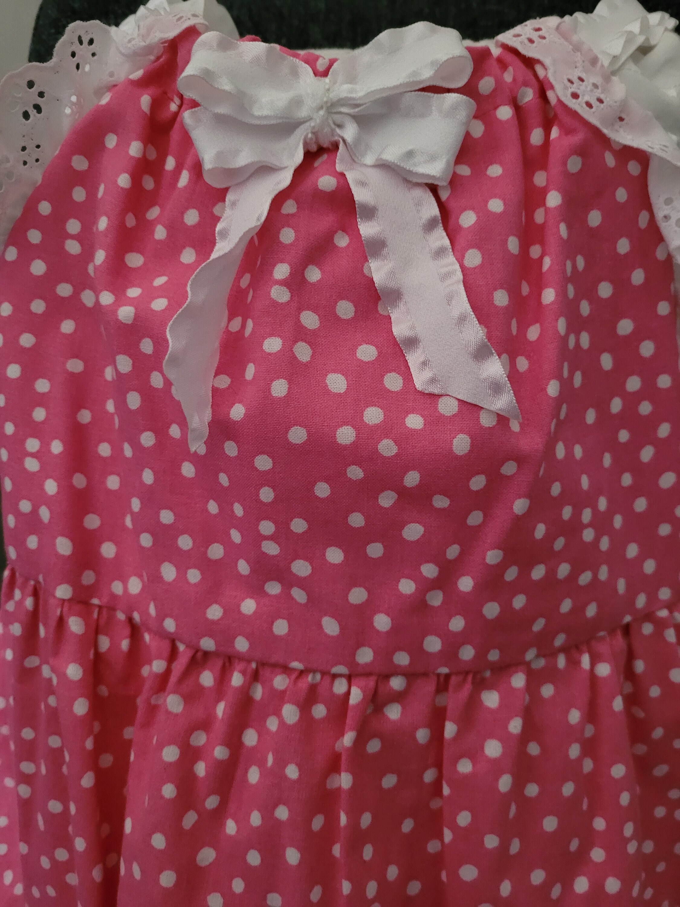Pink Polka-dot Dress - Etsy