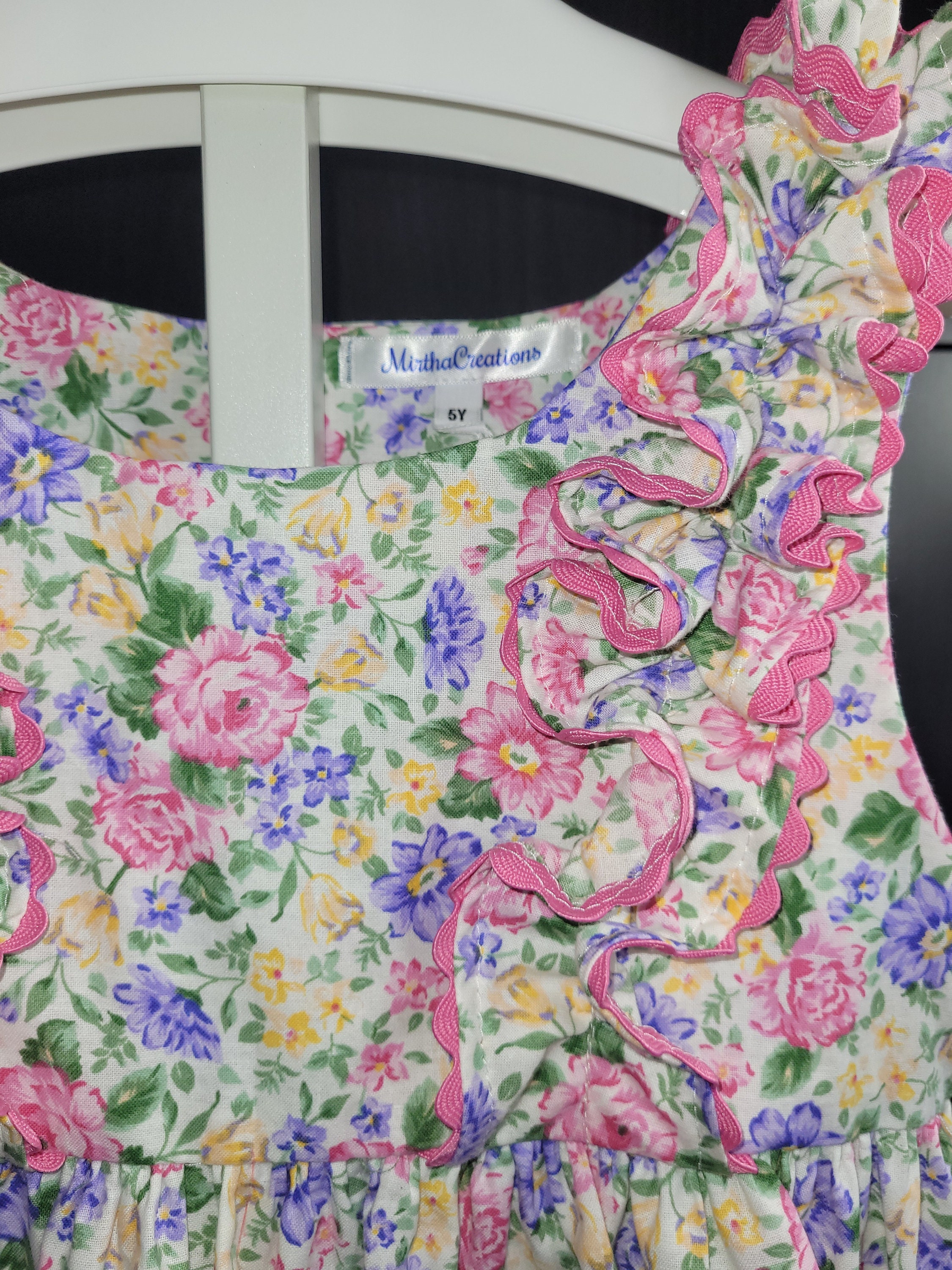 Floral Ruffle and Rick Rack - Etsy