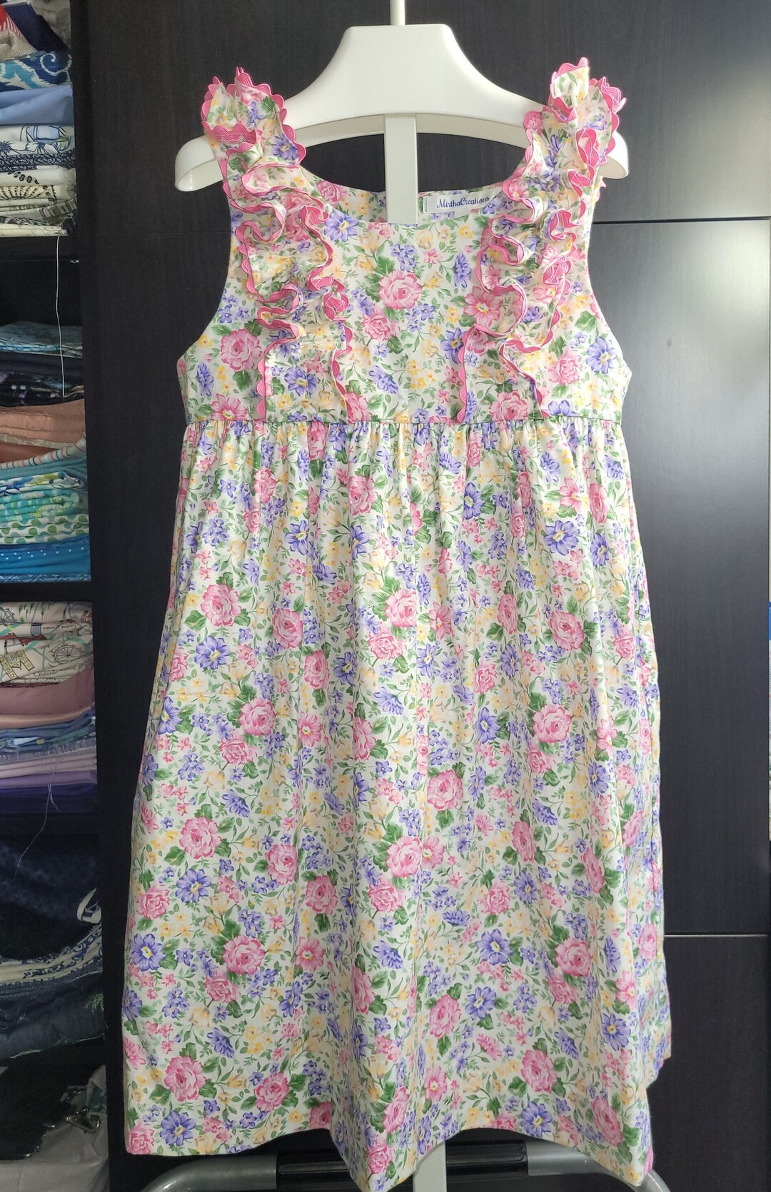 Floral Ruffle and Rick Rack - Etsy