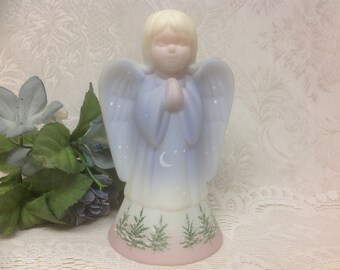 Fenton glass angel | Etsy
