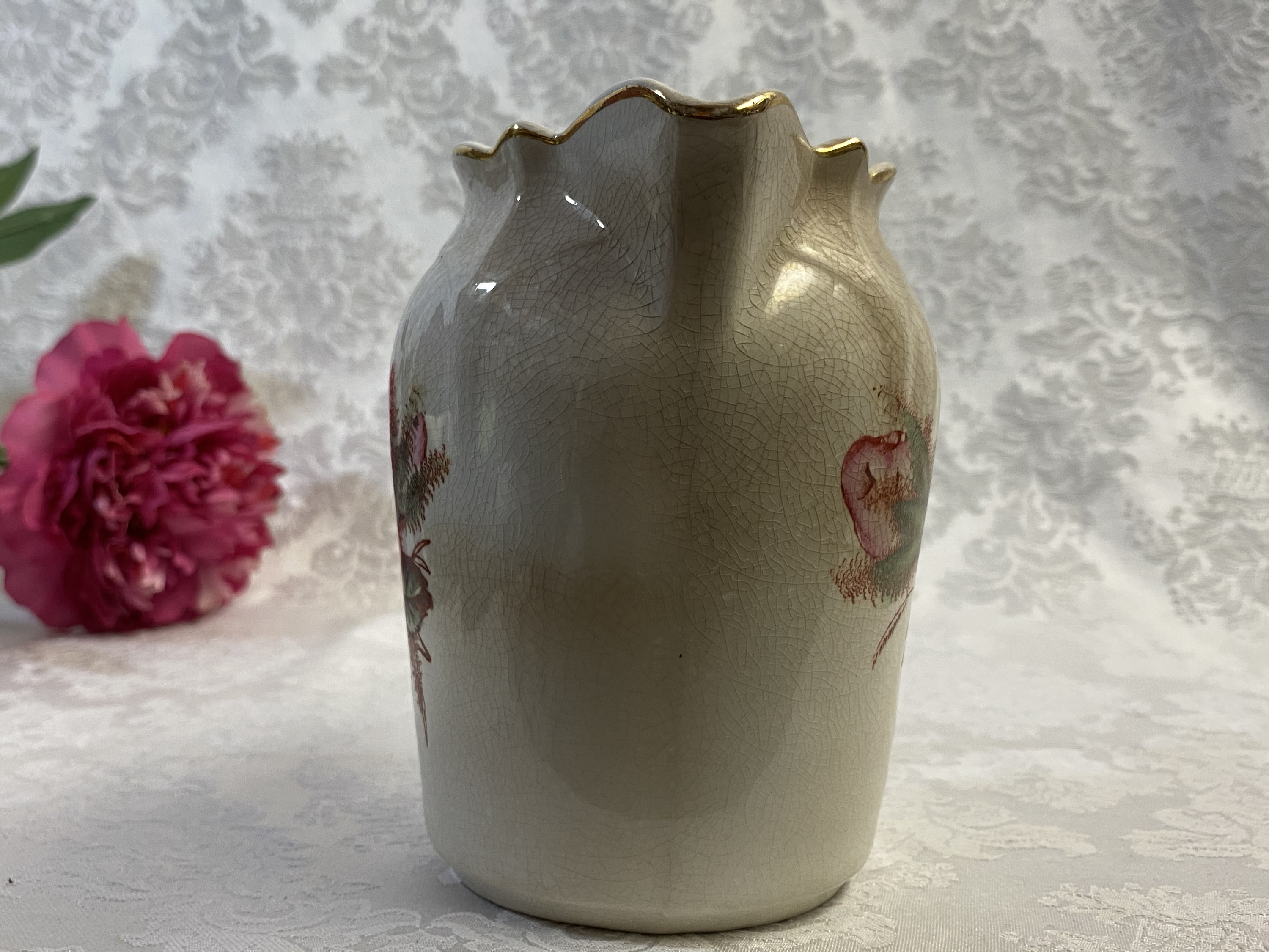 Moss Rose Pitcher Creamer Transferware 5 Inch - Etsy