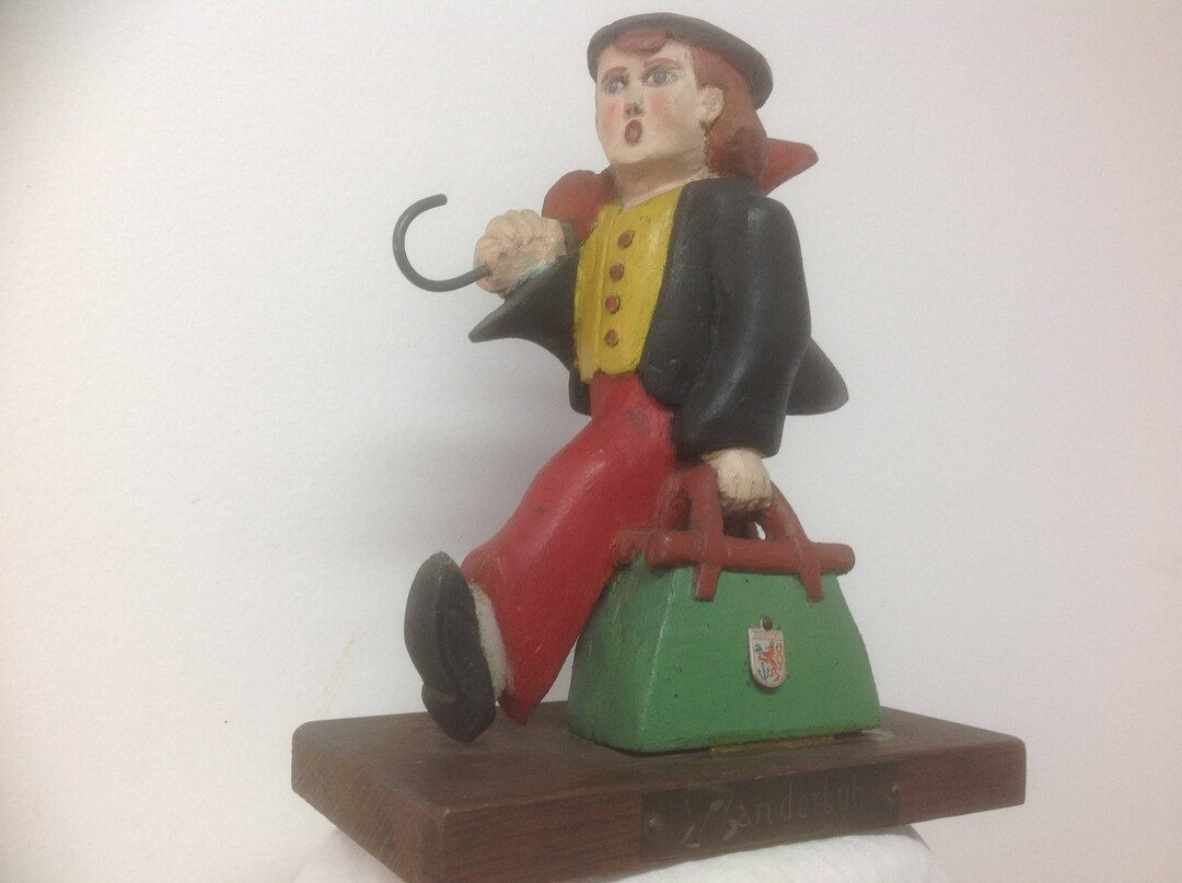 Wanderbub / Merry Wanderer / Hand Carved / German Folk Art / Hummel ...