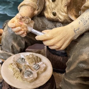 Old Salts shucking Oysters Resin Figurine 1997 - Etsy