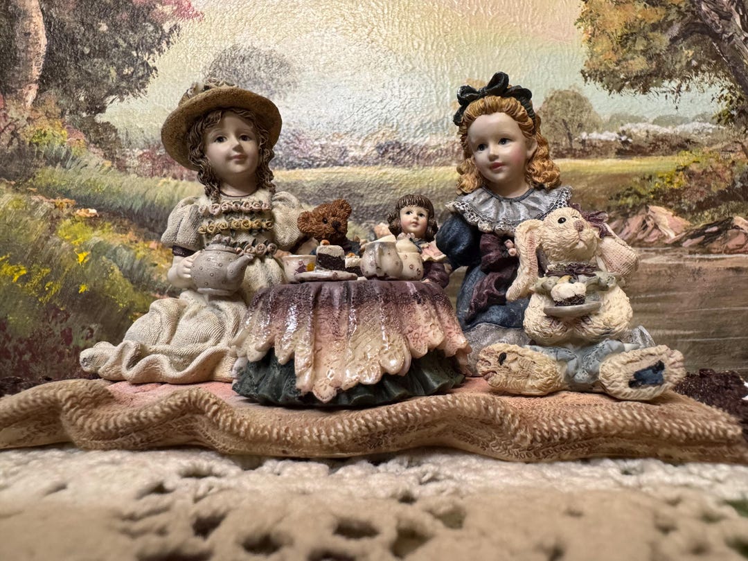 Yesterdays Child 3507 "tea for Four" the Dollstone Collection Limited ...