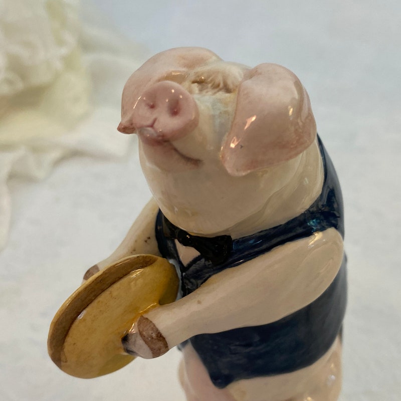 Porcelain Pig - Etsy