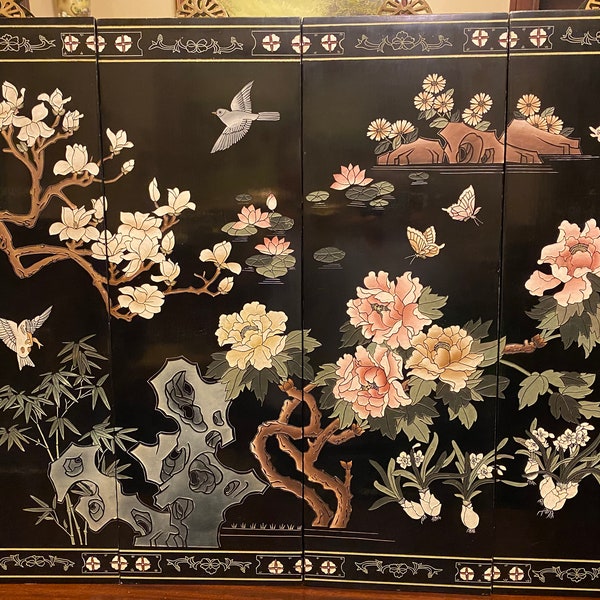 Japanese Lacquer Wall Panels - Etsy