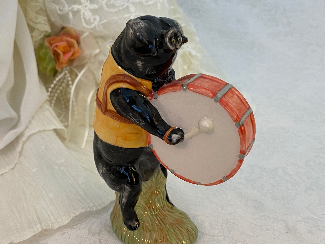 Beswick Pig Promenade Bass Drum Michael - Etsy