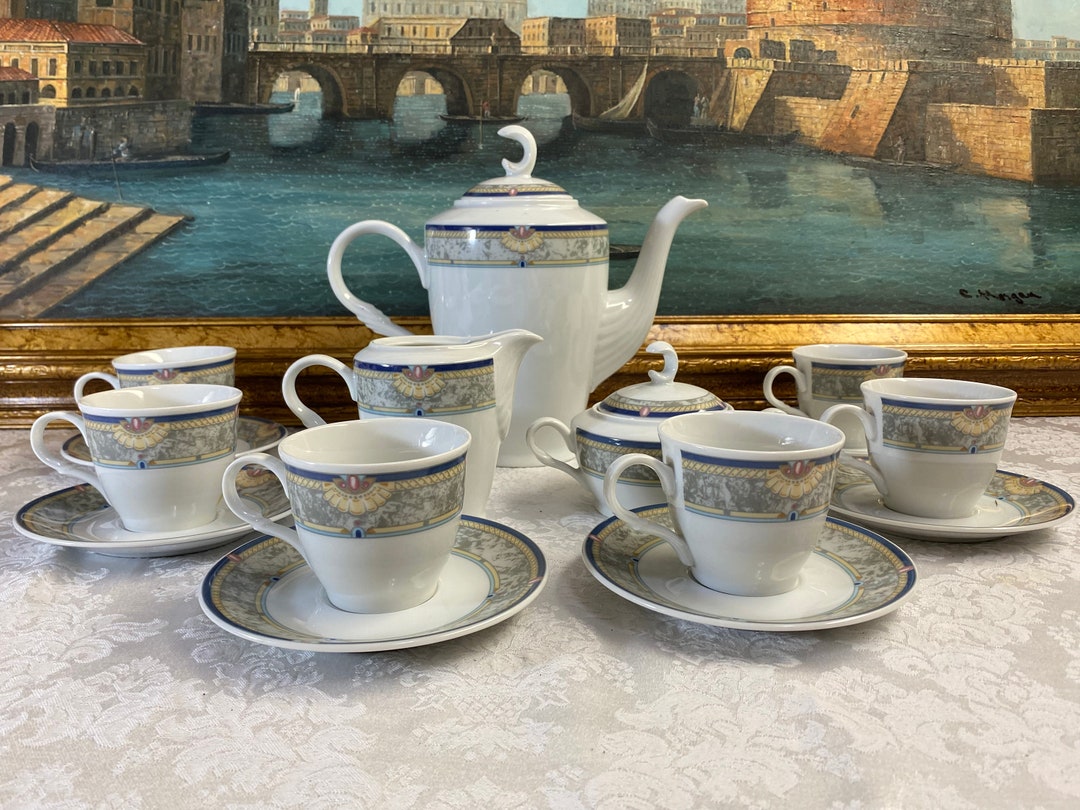 MZ Porcelain Tea Set 17 Piece - Etsy