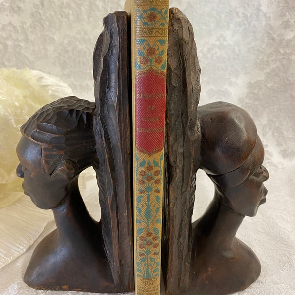 African Bookends - Etsy