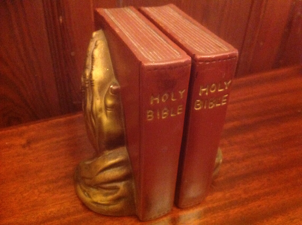 Praying Hands Holy Bible Bookends by Lego - Etsy