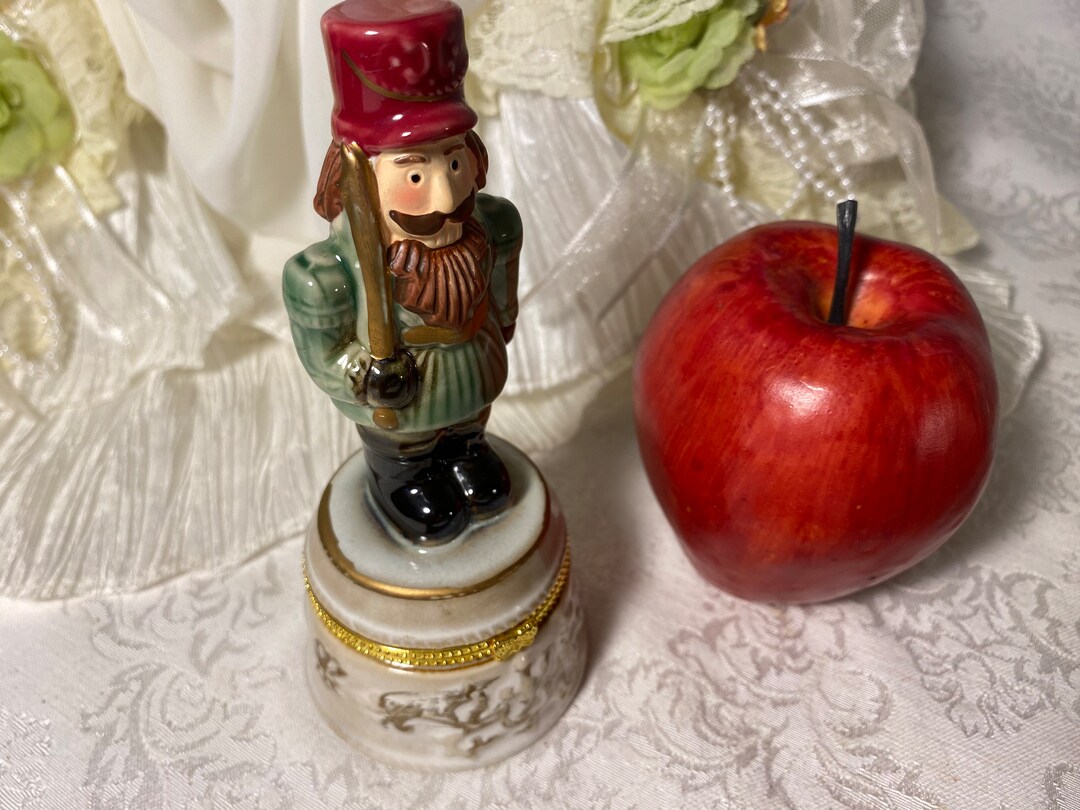 Porcelain Trinket Box With Soldier Nutcracker Finial - Etsy
