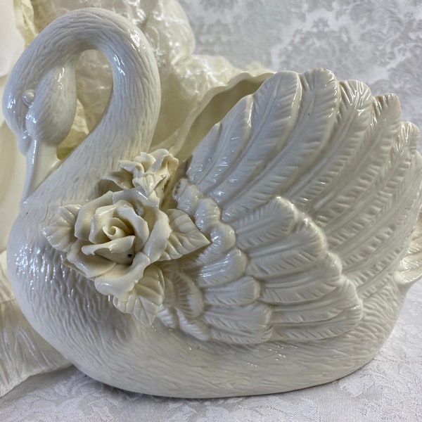 Ceramic Swan - Etsy