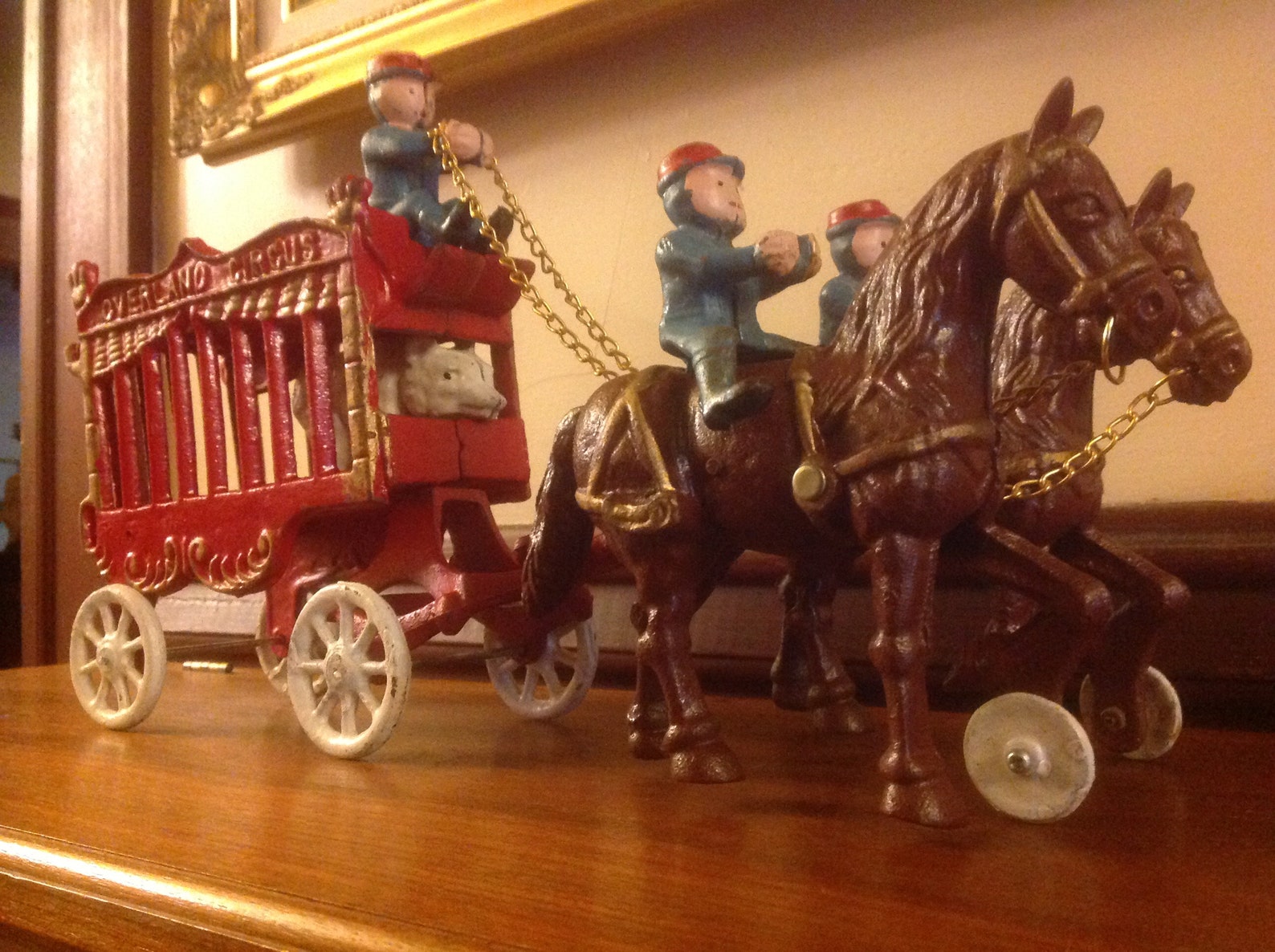 Overland Circus Wagon Vintage Cast Iron Toy - Etsy