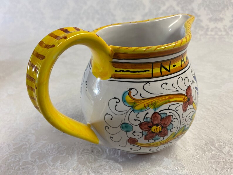 Traditional Raffaellesco 24 Oz/3 Cup Pitcher Deruta Italy - Etsy