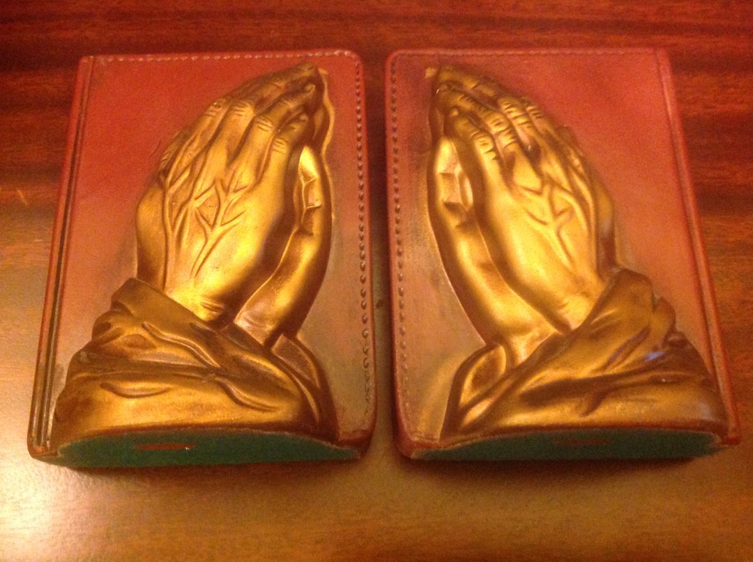 Praying Hands Holy Bible Bookends by Lego - Etsy