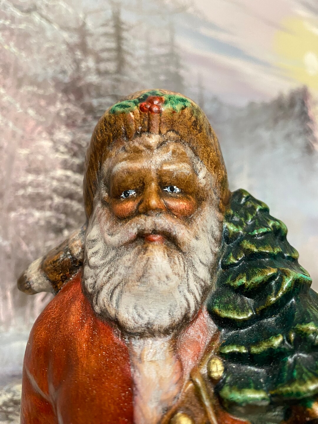 Provincial Mold Old World Santa Claus Kris Kringle St Nick With Toys ...