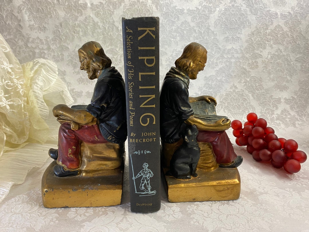 Armor Bronze Figural Darby Bookends - Etsy