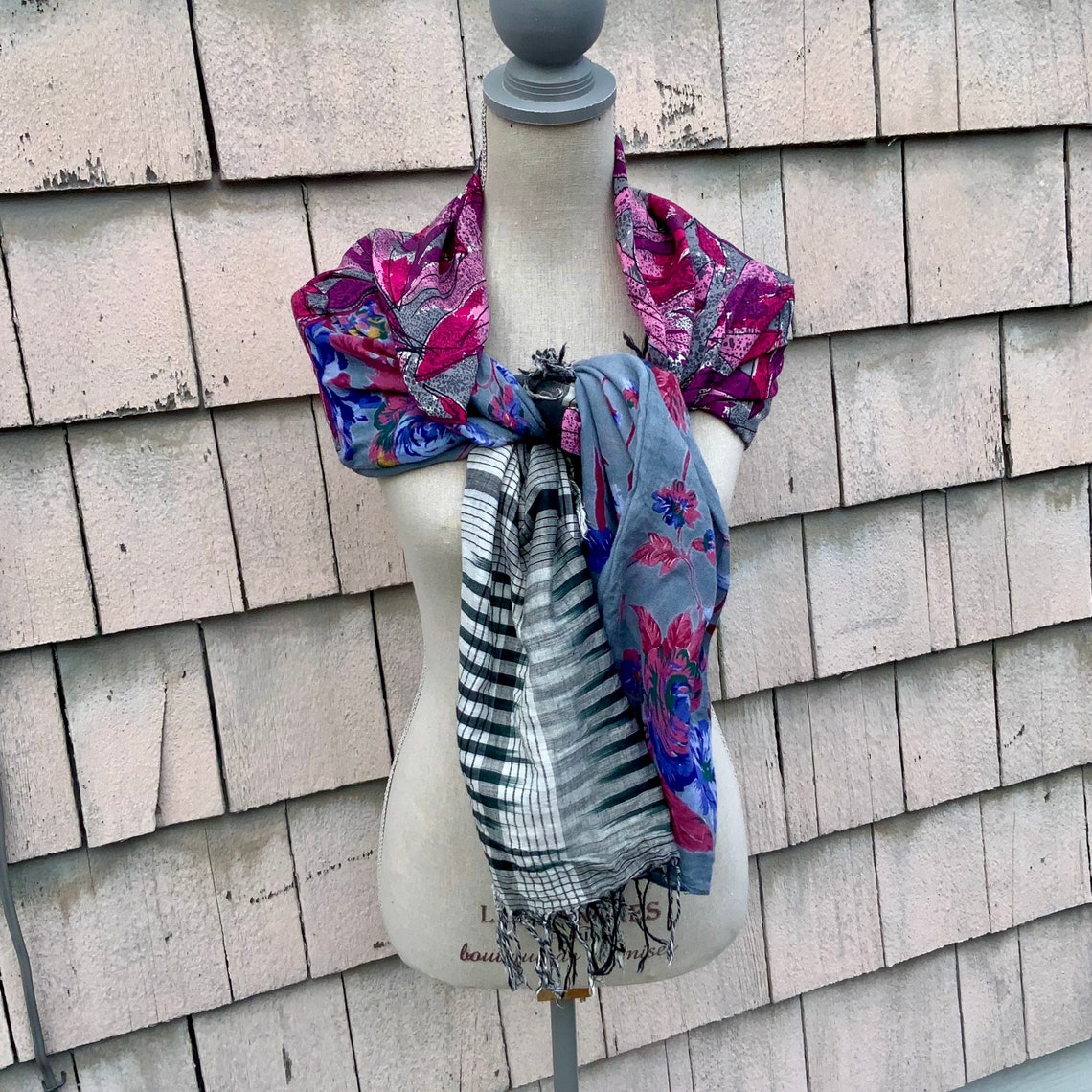 Repurposed Scarves up cycled Repurposed pashmina style | Etsy
