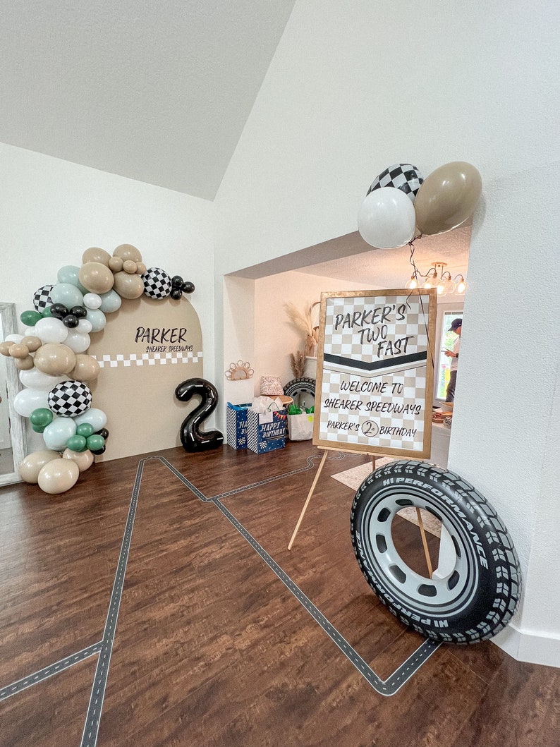 Two Fast Welcome Sign Printable Template - Etsy