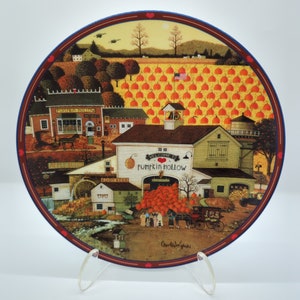 Charles Wysocki Peppercricket Grove Collector Plates - Etsy