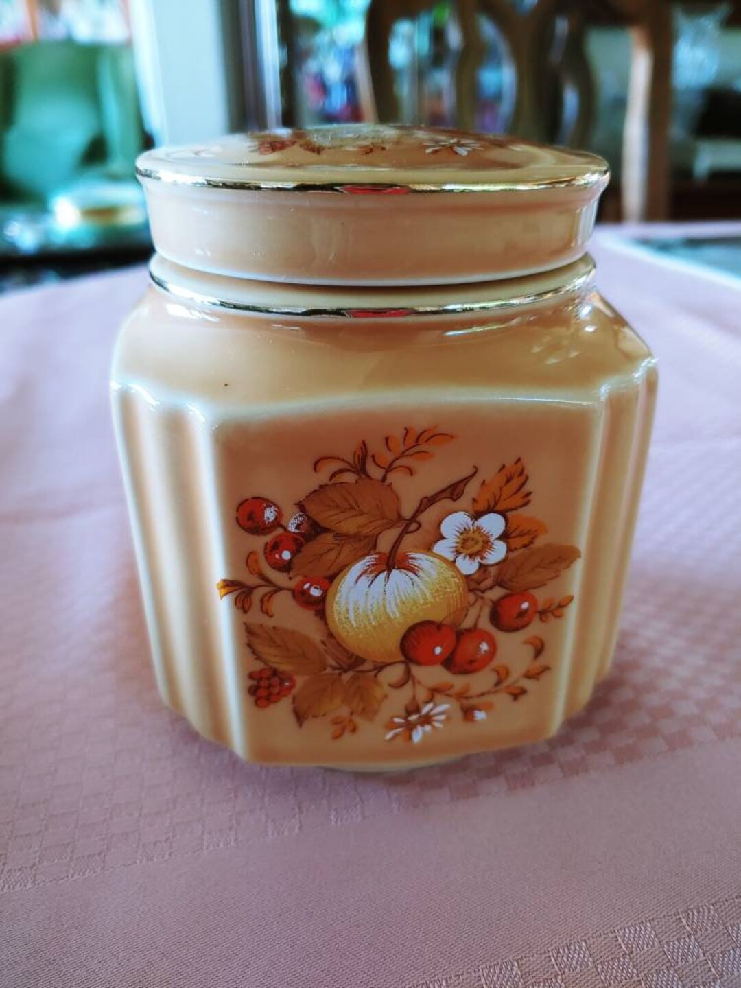 Vintage Sadler Small Ginger Jar - Fall Harvest - Sadler England ...