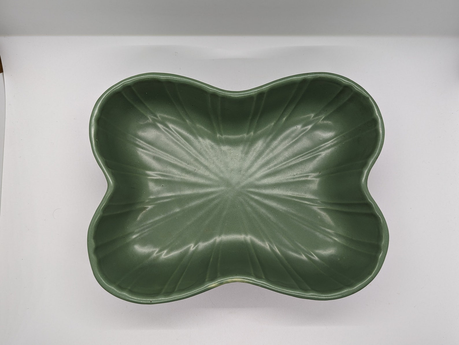 Green Regal Hull Pottery Dish / Planter 317 - Made in USA - Etsy