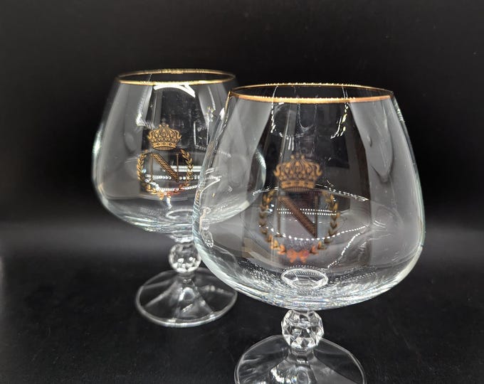 Napoleon Brandy Glasses - Set of 2 - Etsy