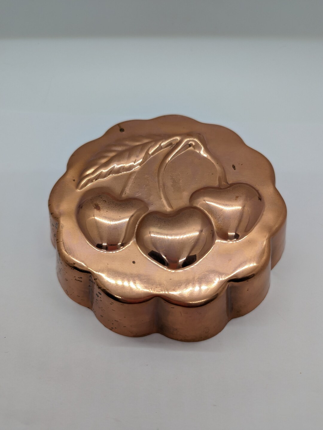 Copper Jelly Mold / Cherry Fruit Design Wall Decor - Etsy