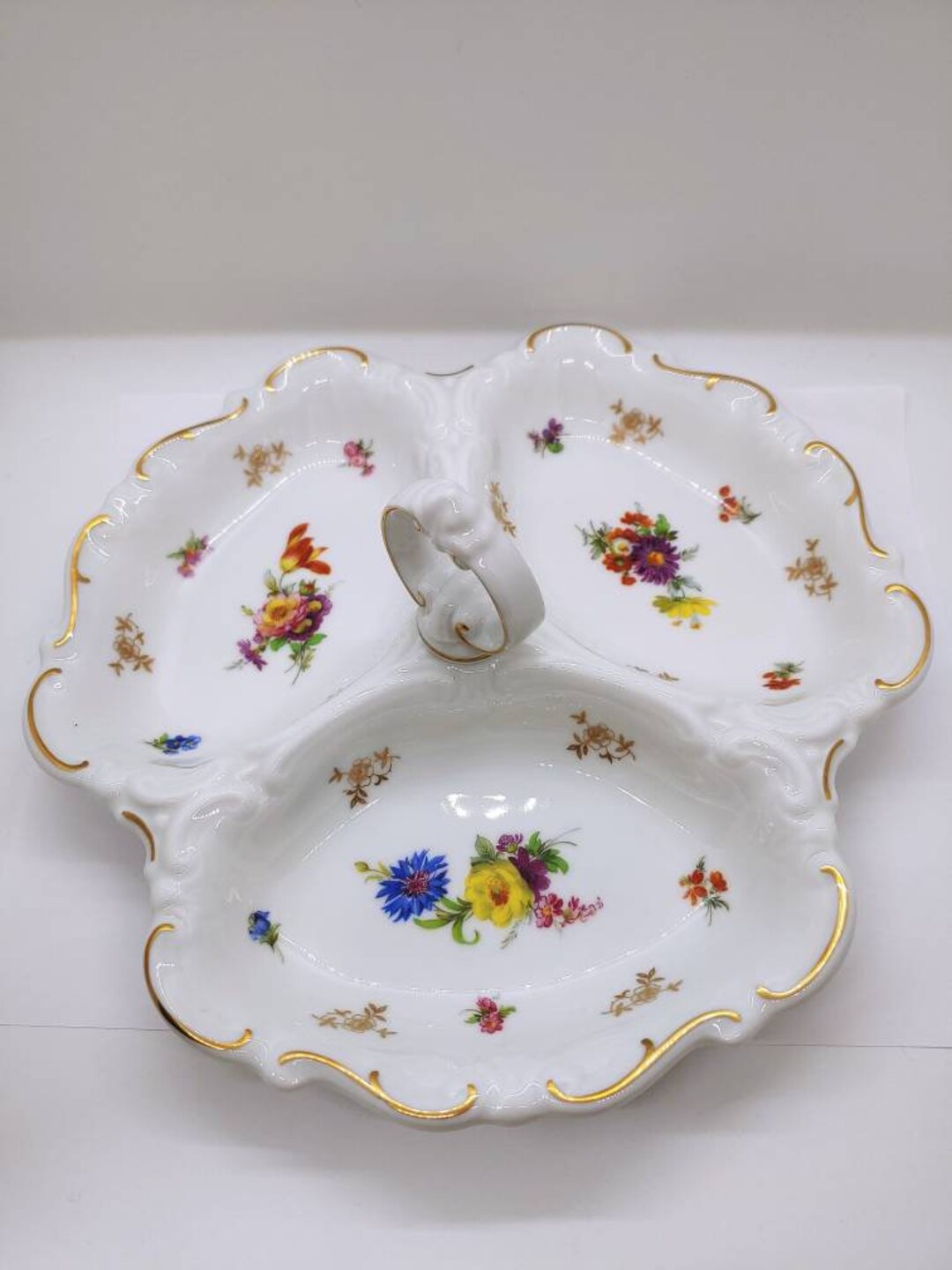 Vintage Reichenbach German Democratic Republic Sweet Dish, Compote Dish ...
