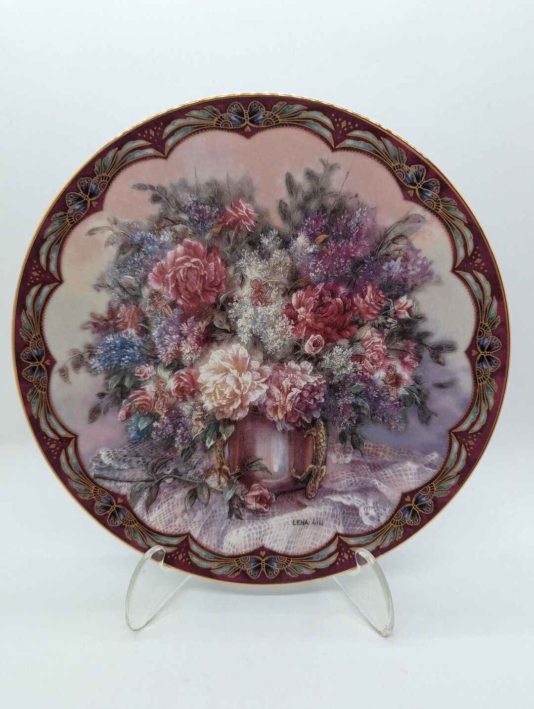 Vintage 1993 W L George Fine China Magic Makers by Lena Liu Collector ...