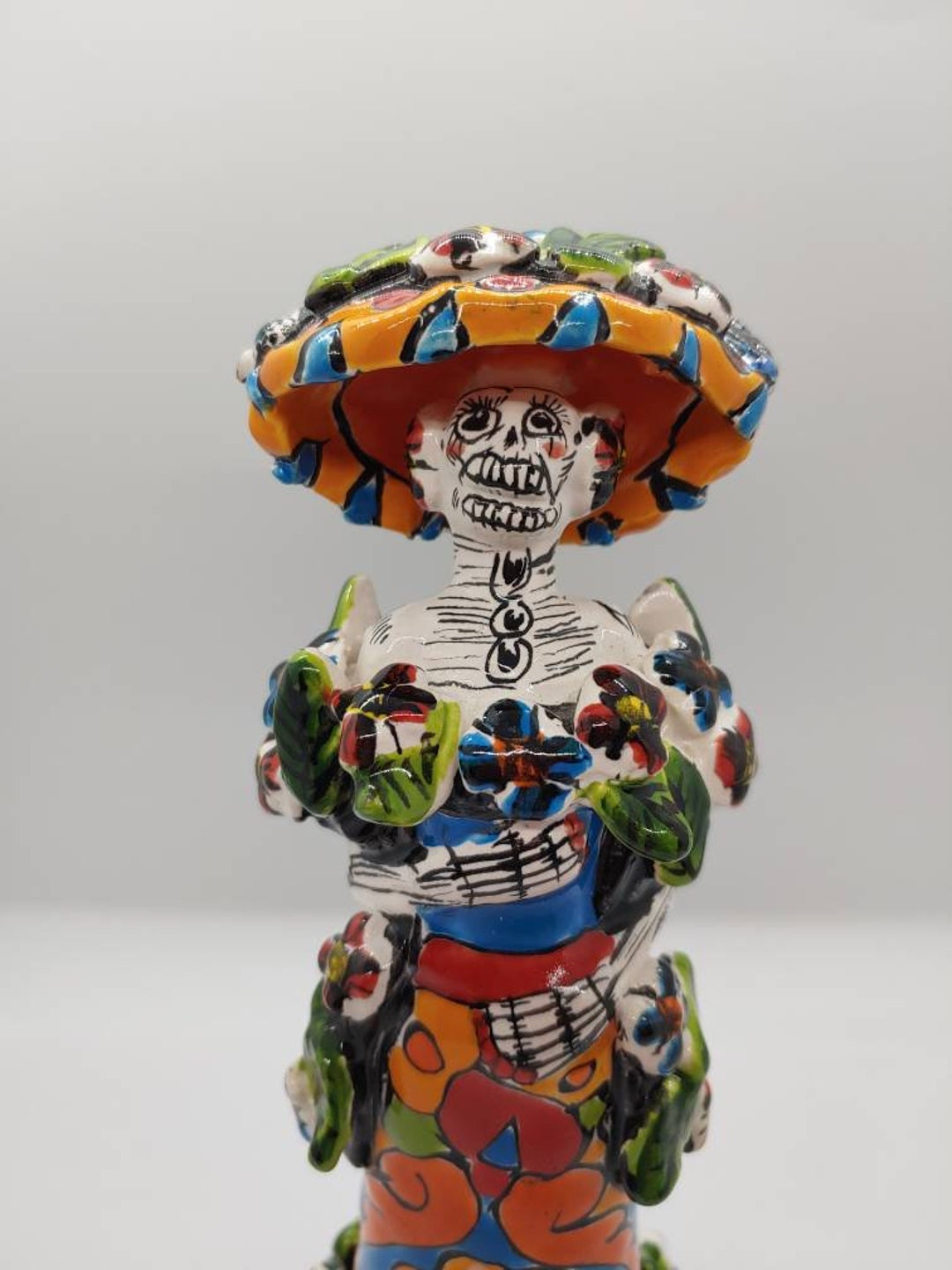 Mexican Day of the Dead Figurine - Catrina Con Rebozo Nano - Etsy