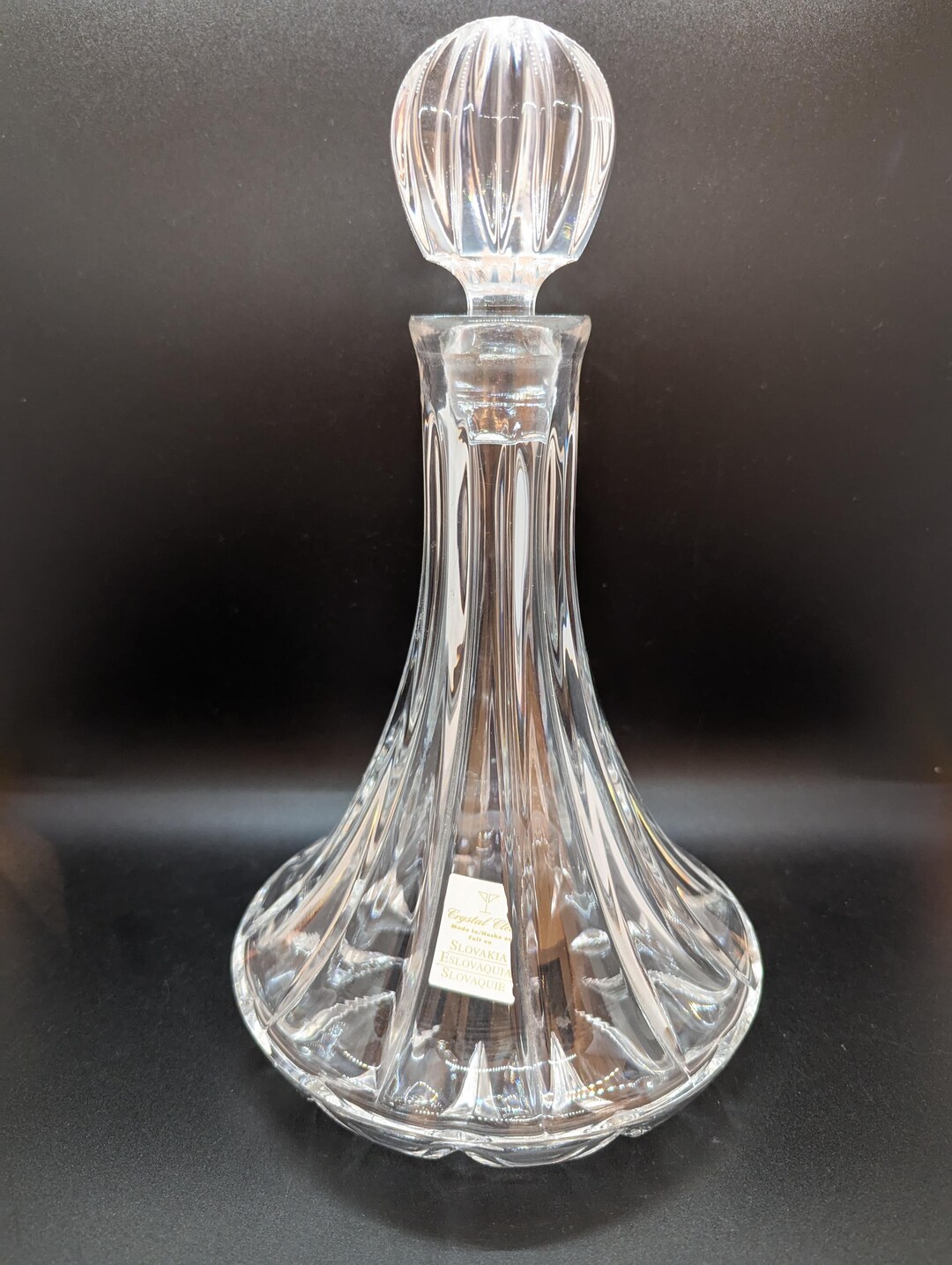Gorgeous Vintage Heavyweight Ships Crystal Decanter - Etsy