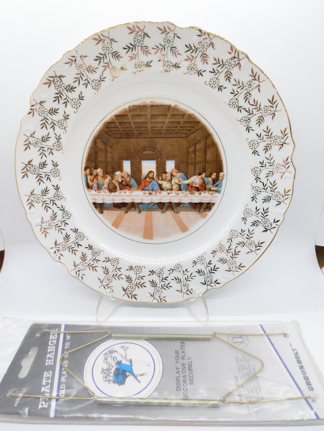 Last Supper Wall Plate With Plate Hanger - Religious Plate - Etsy