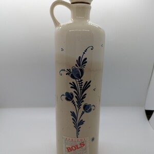 Vintage Bols Stoneware Brandy Bottle Delft Blue - Etsy