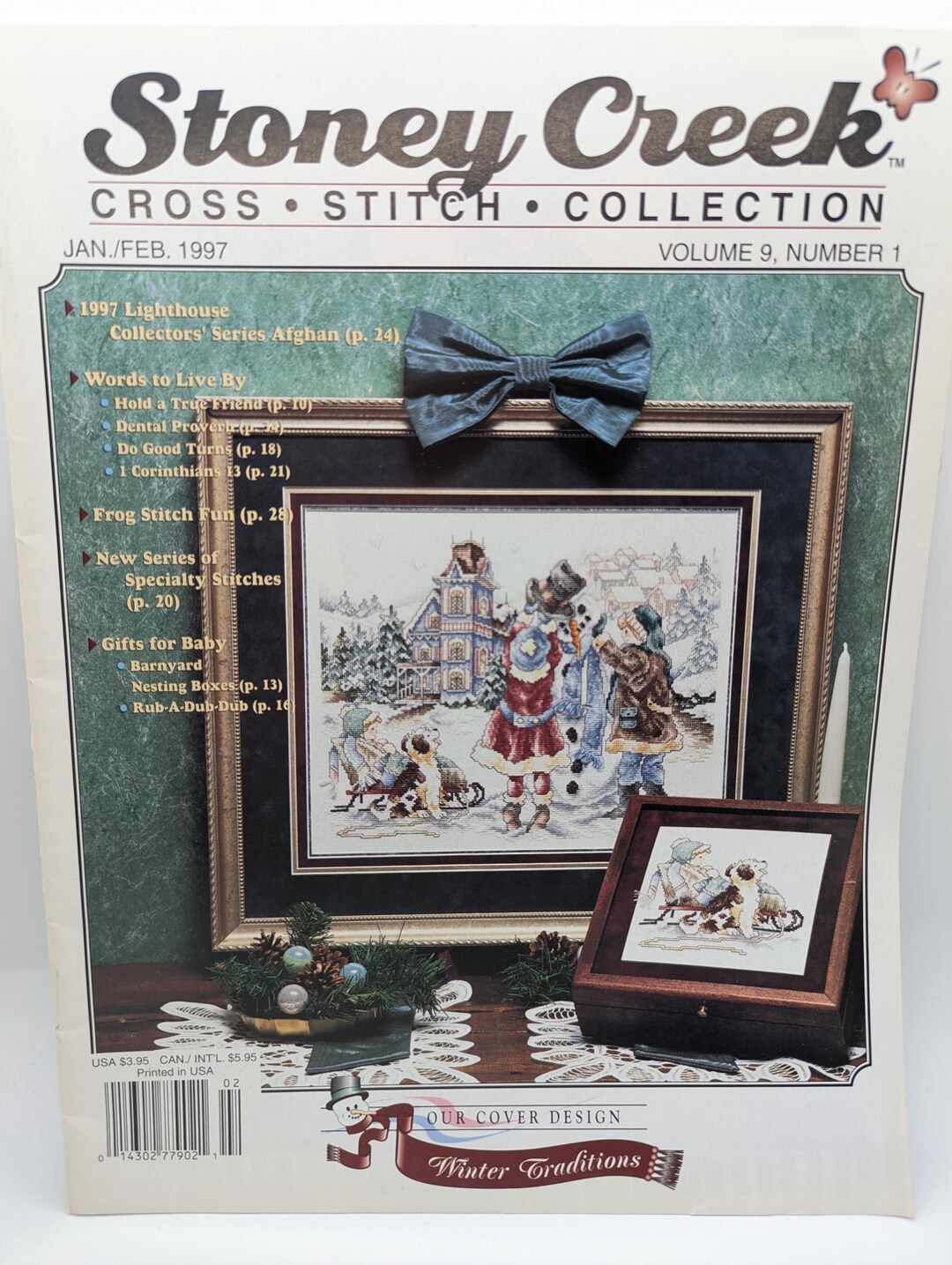 Stoney Creek Cross Stitch Collection Magazine - Jan / Feb 1997 - Etsy