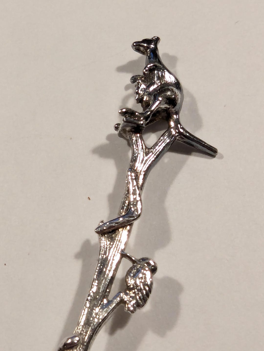 Mid Century Kangaroo Spoon - Australia - Silverplated - Etsy