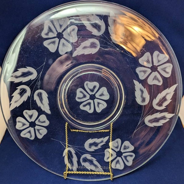 Vintage Etched Glass - Etsy