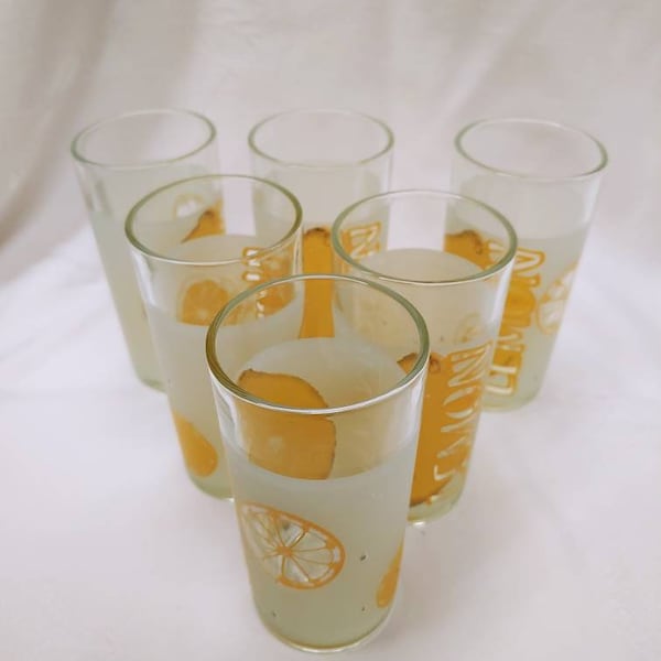 Lemonade Glasses - Etsy