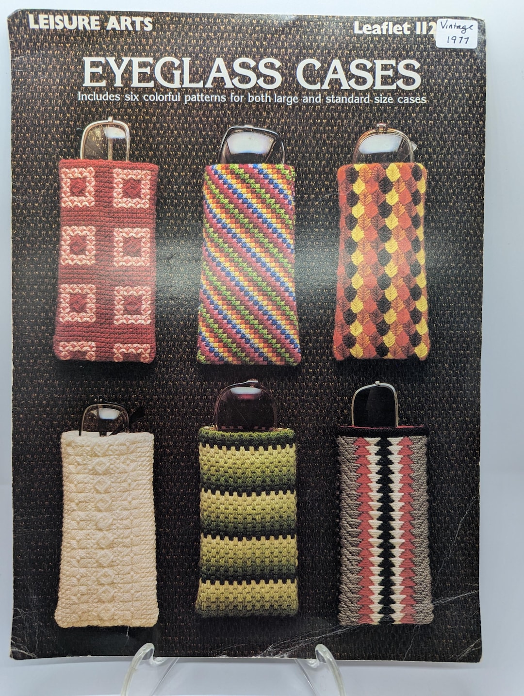 Needlepoint Eyeglass Case Patterns Leisure Arts 112 - Etsy