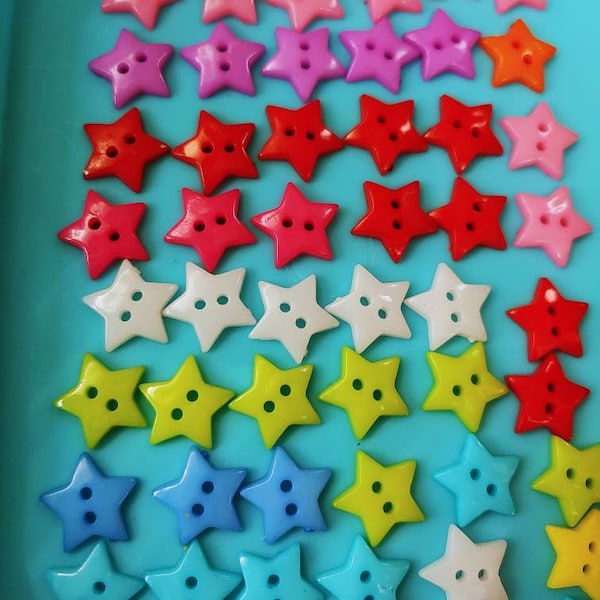 Star Shaped Buttons - Etsy