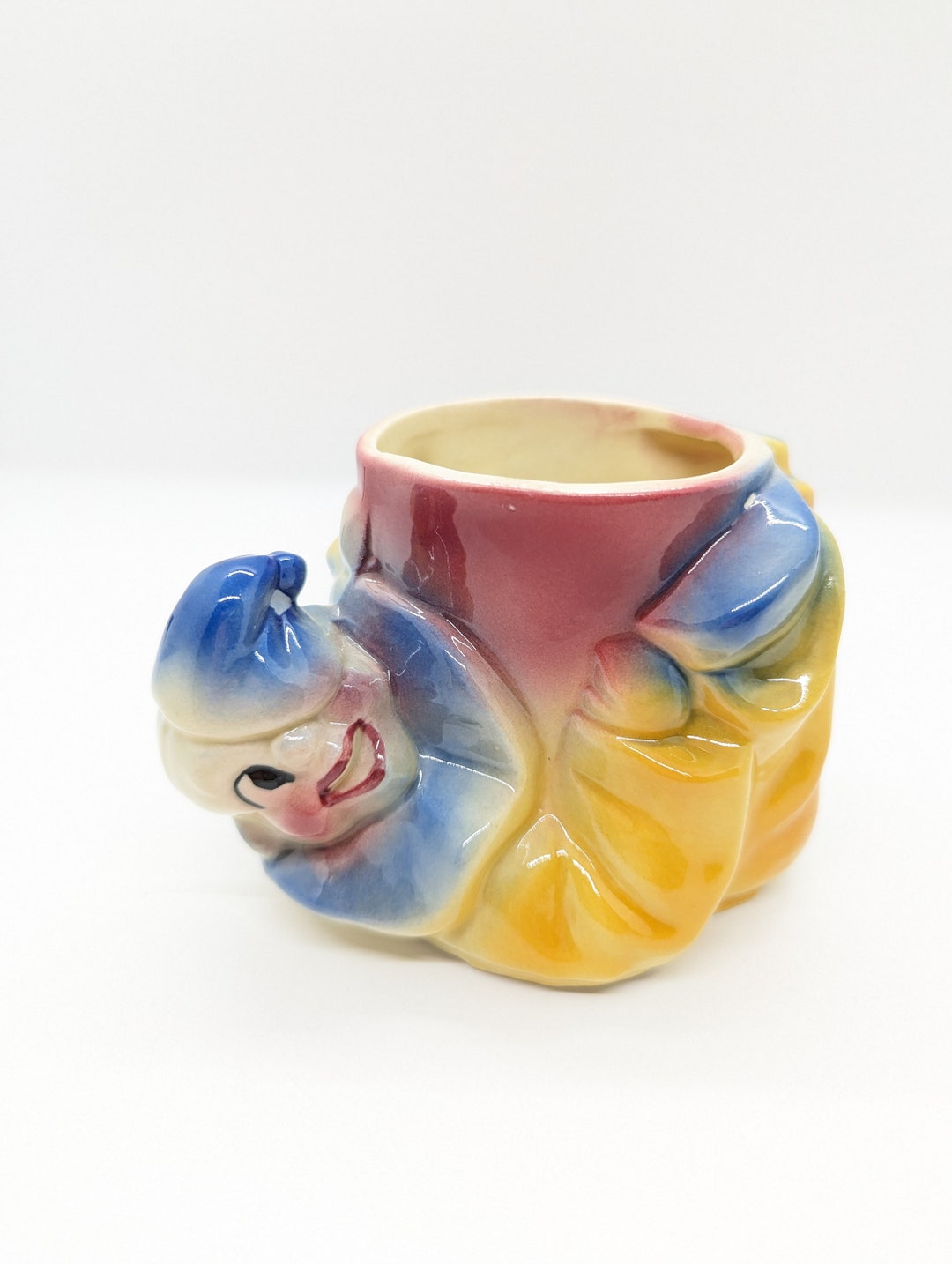 Vintage Planter, Shawnee Art Pottery, Clown, USA 607, Mid Century Decor ...