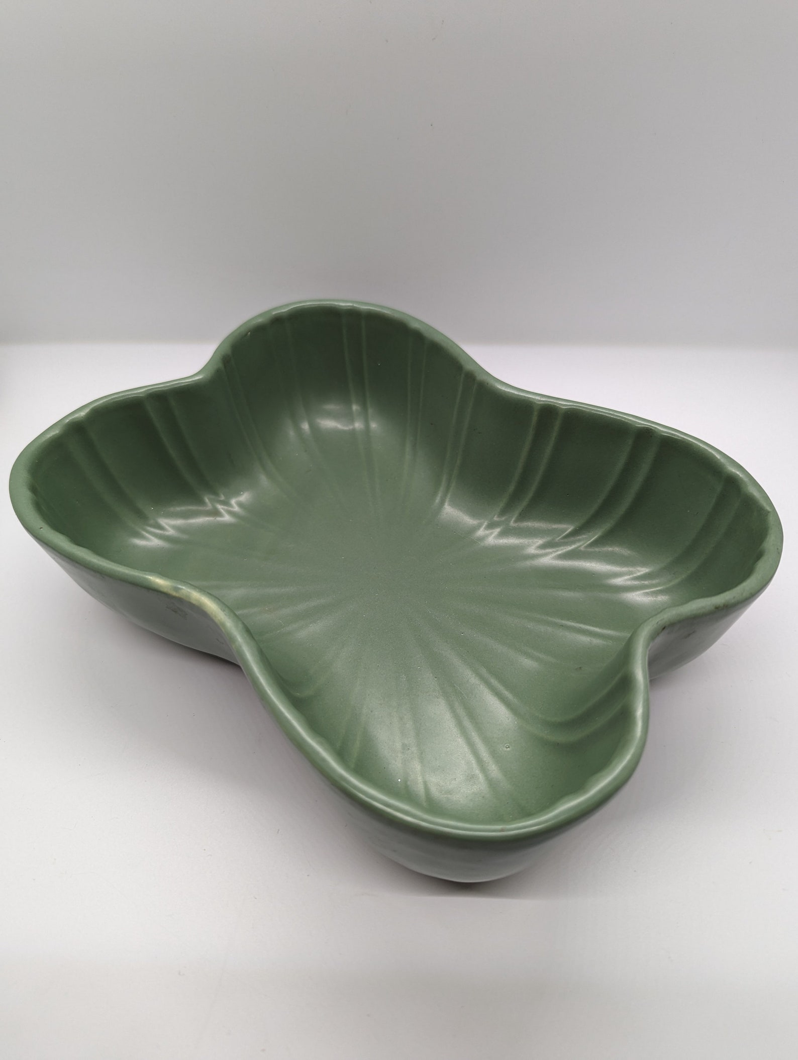 Green Regal Hull Pottery Dish / Planter 317 - Made in USA - Etsy