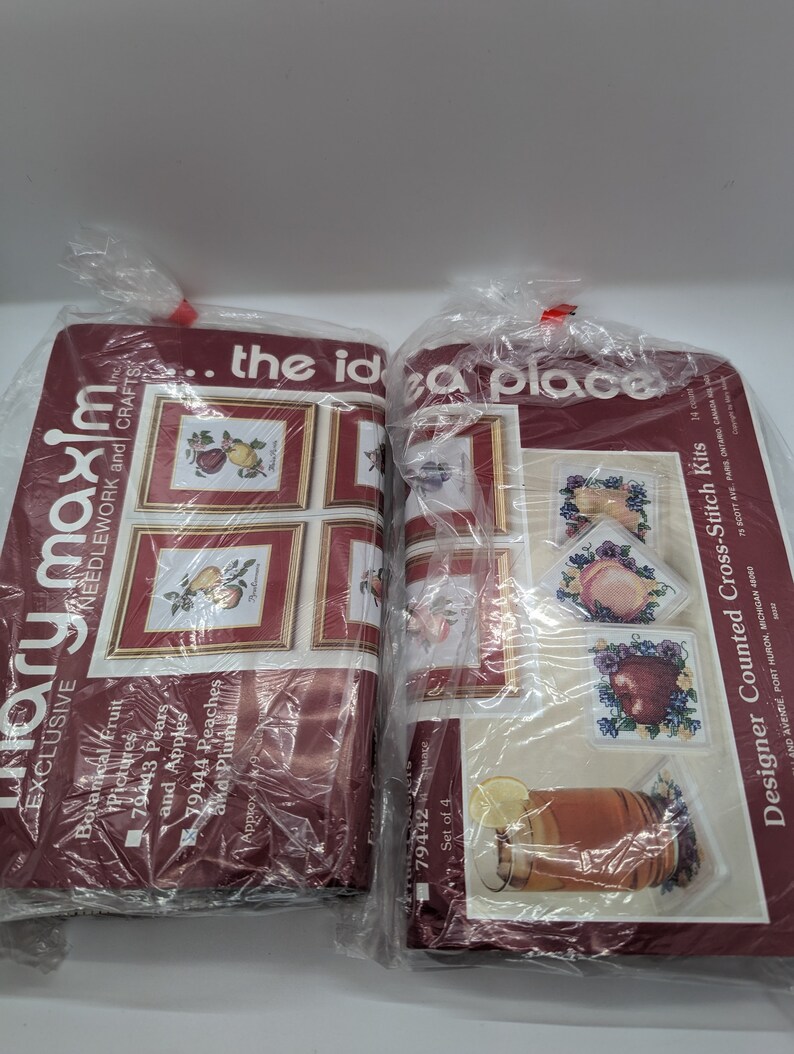 Mary Maxim Botanical Fruits - Sealed Kits - Choose Option - Etsy