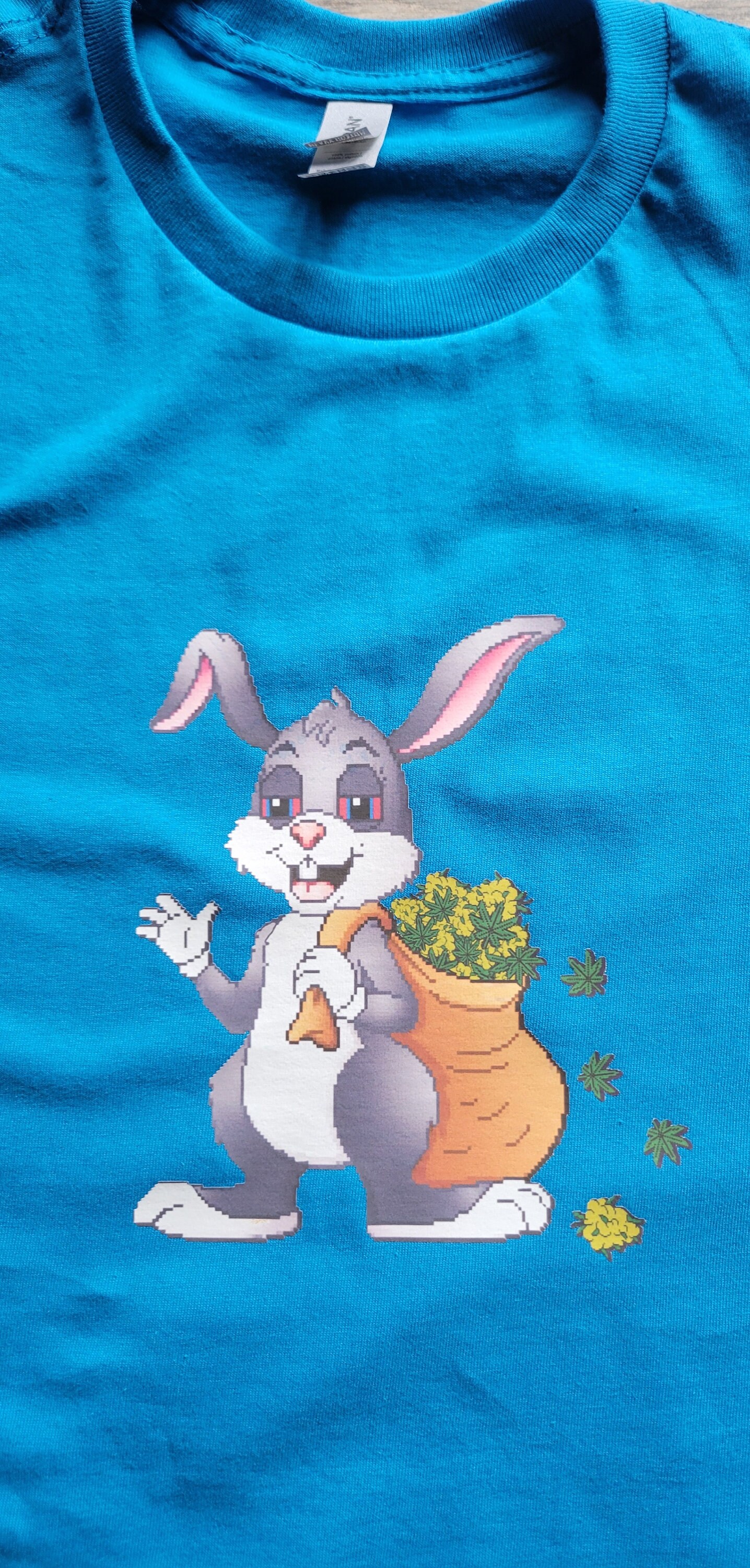 Stoned Easter Bunny 420 Weed T-shirt - Etsy