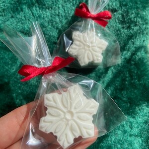 Mini Snowflake Soap Favors, Christmas Soap Favors, Stocking Stuffers ...