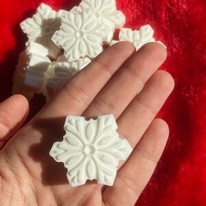 Mini Snowflake Soap Favors, Christmas Soap Favors, Stocking Stuffers ...